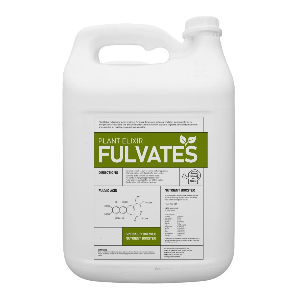 Mantis Grow Fulvic Acid Biostimulant Organic Fertiliser